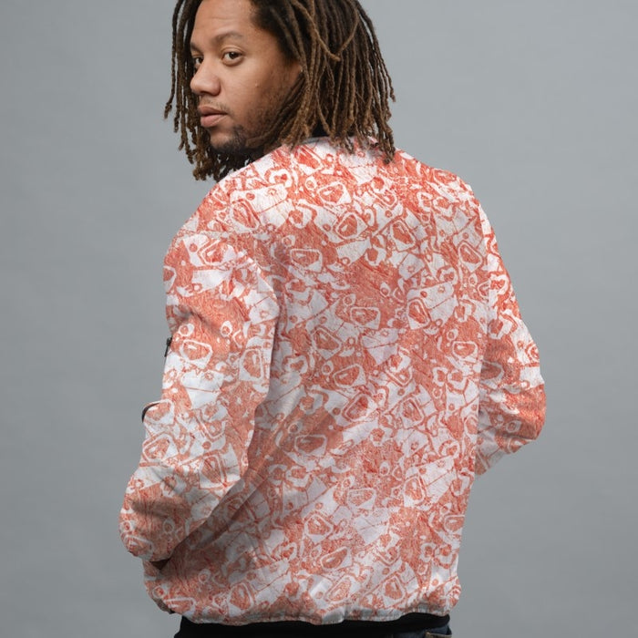 Pattern Design Bomber Jacket