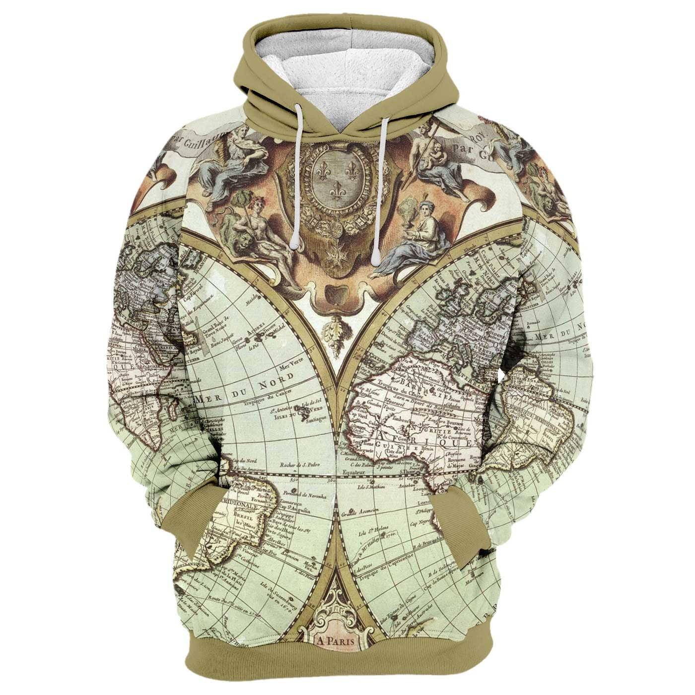 Map A Paris Hoodie – Fresh Hoods