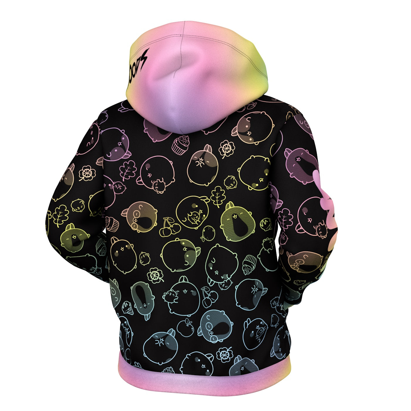Prism Doodle Zip Up Hoodie Fresh Hoods 