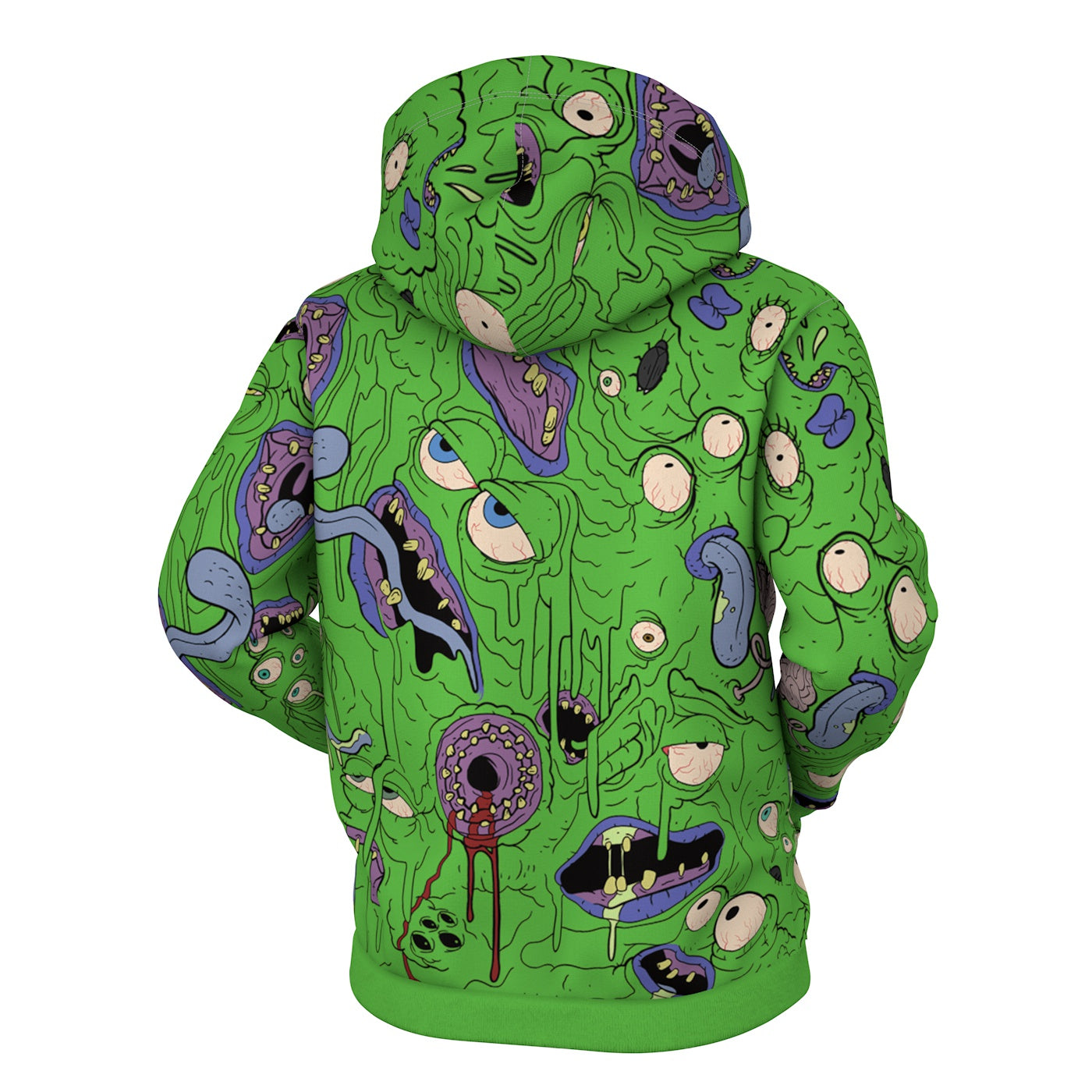 Melted Frog Zip Up Hoodie – Fresh Hoods