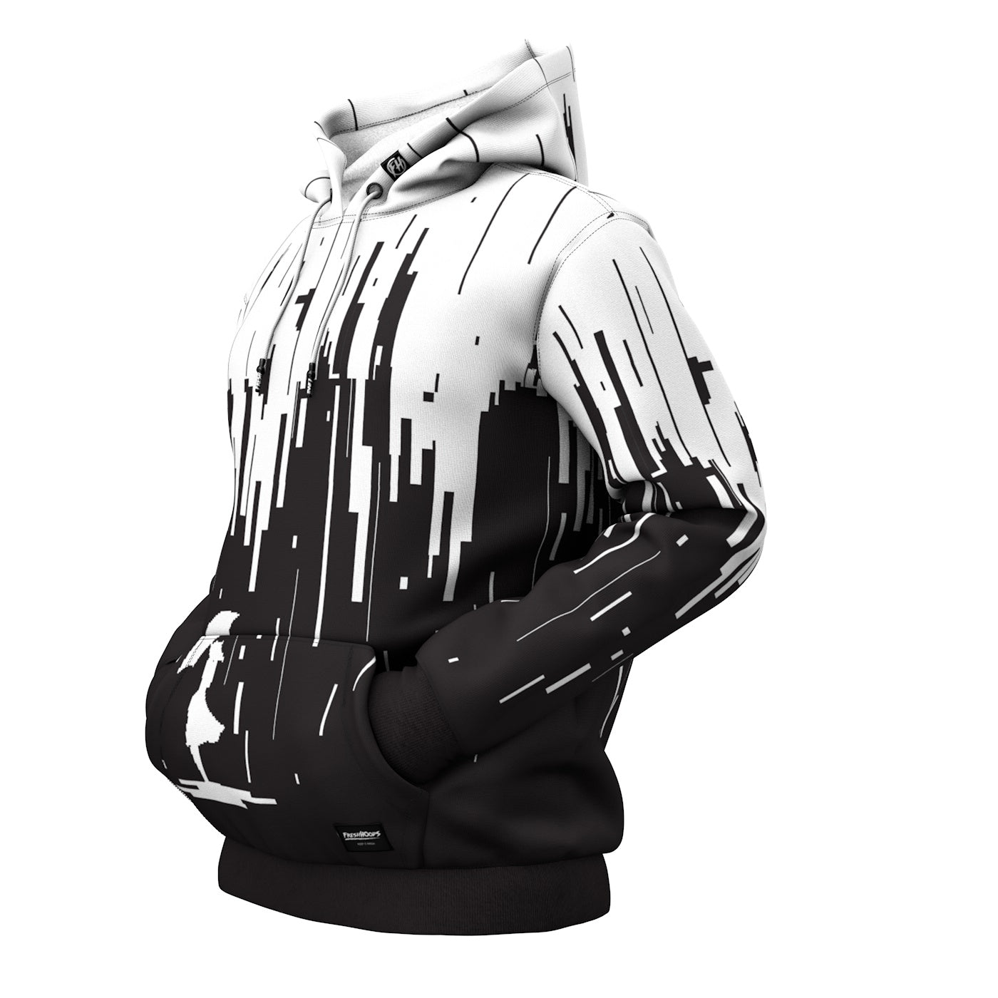 Negative 8-Bit Hoodie – Fresh Hoods